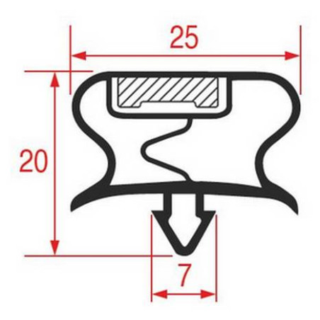 Joint de porte armoire réfrigérée Foster Friulinox