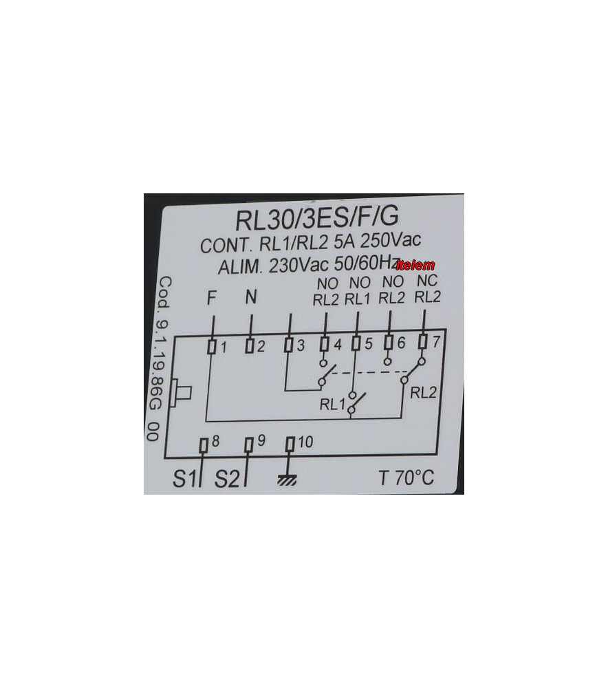 Relai de niveau RL30/3ES/F-G four Ambassade Desco 9.1.19.86G00