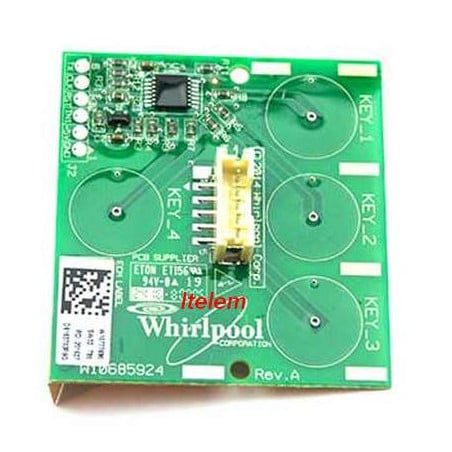 Module électronique de commande four à micro-ondes Whirlpool Bauknecht ...