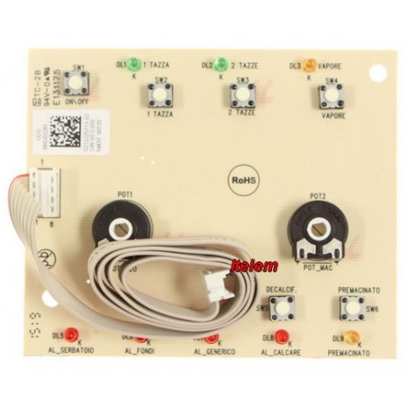 Module électronique de commande machine à café Delonghi 5213225711