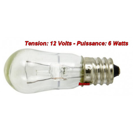 Ampoule réfrigérateur De Dietrich General Electric 46X3483 WR02X12208