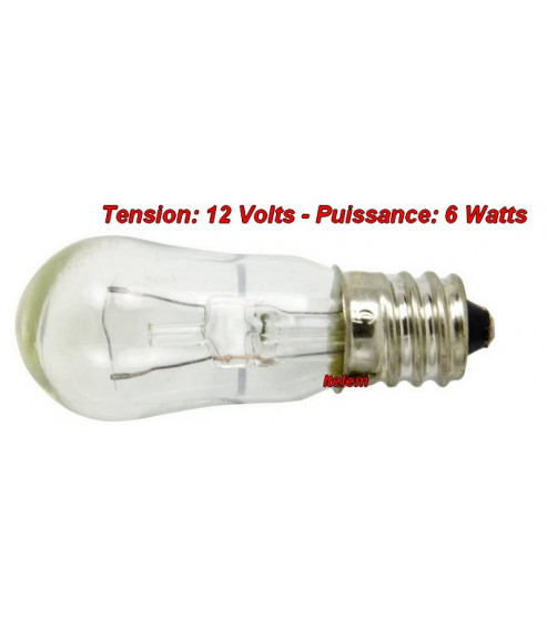 Ampoule réfrigérateur De Dietrich General Electric 46X3483 WR02X12208