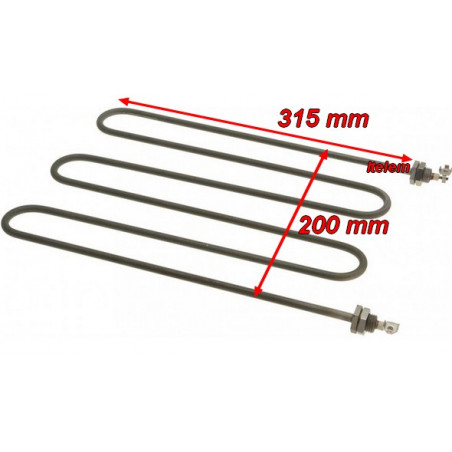 Résistance 1650W salamandre MKN Vulcanic Triatherm 574116