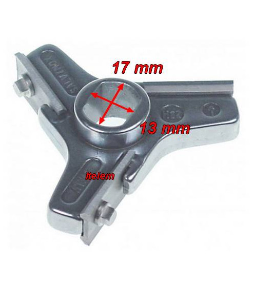 Couteau inox H82 Hachoir Fama SLATRI0104