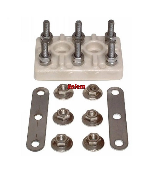 Bornier de moteur 16 A 6 pôles Fourneau MKN 203260